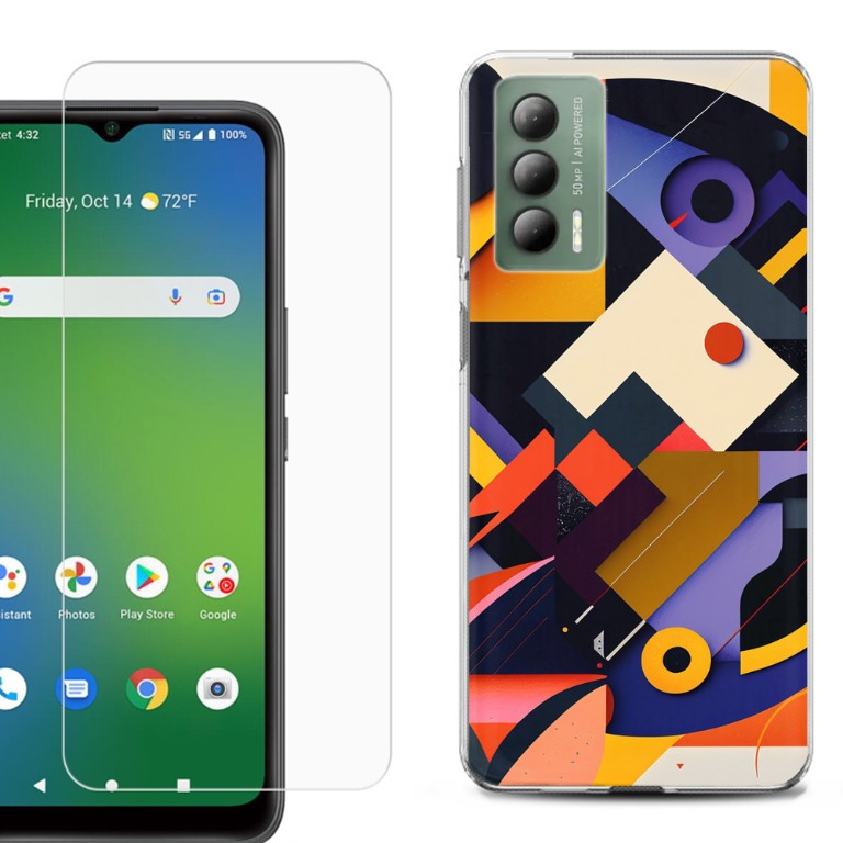 Phone Case for Cricket Icon 5 / Outlast / Debut S2,Screen Protector p27 ...