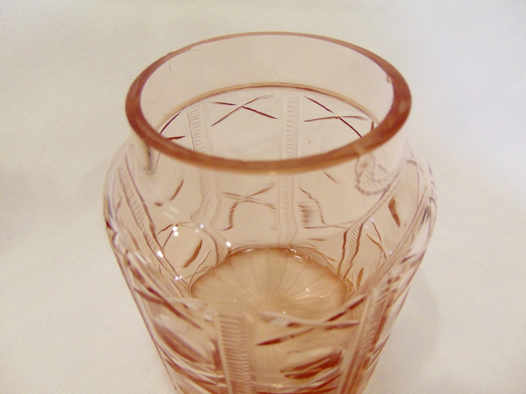 Cut and pressed glass powder jar | Antiques Board