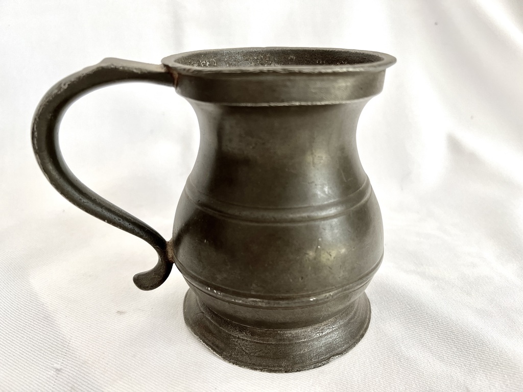 Old English Pewter Measure, Marked | Antiques Board