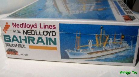 IMEX Nedlloyd Lines Bahrain - 1:400 Freighter Cargo Ship Model Kit Mint ...