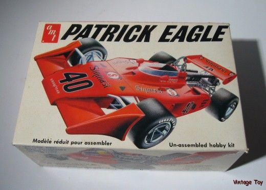 ~ Old AMT Patrick EAGLE - Indianapolis 500 Race Car model kit T265 in Box