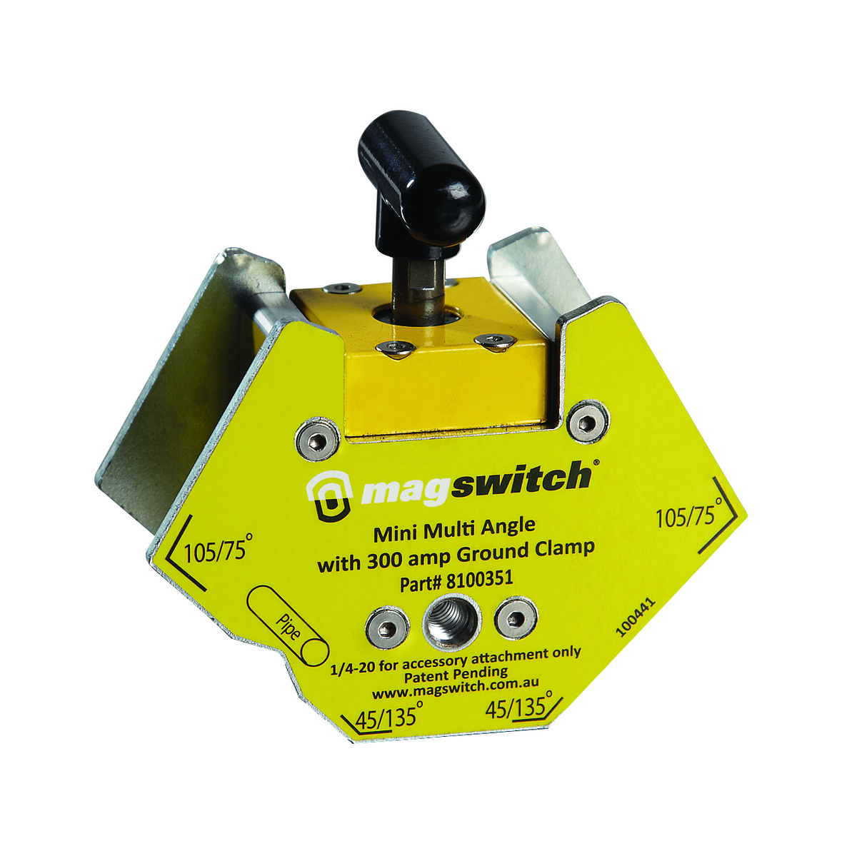 Magswitch 200 & 300 Amp Magnetic Earth Clamp. On/Off Magnet Switch ...