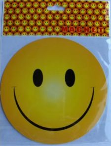 Smiley Happy Face - magnet magnetic car fridge decal | eBay