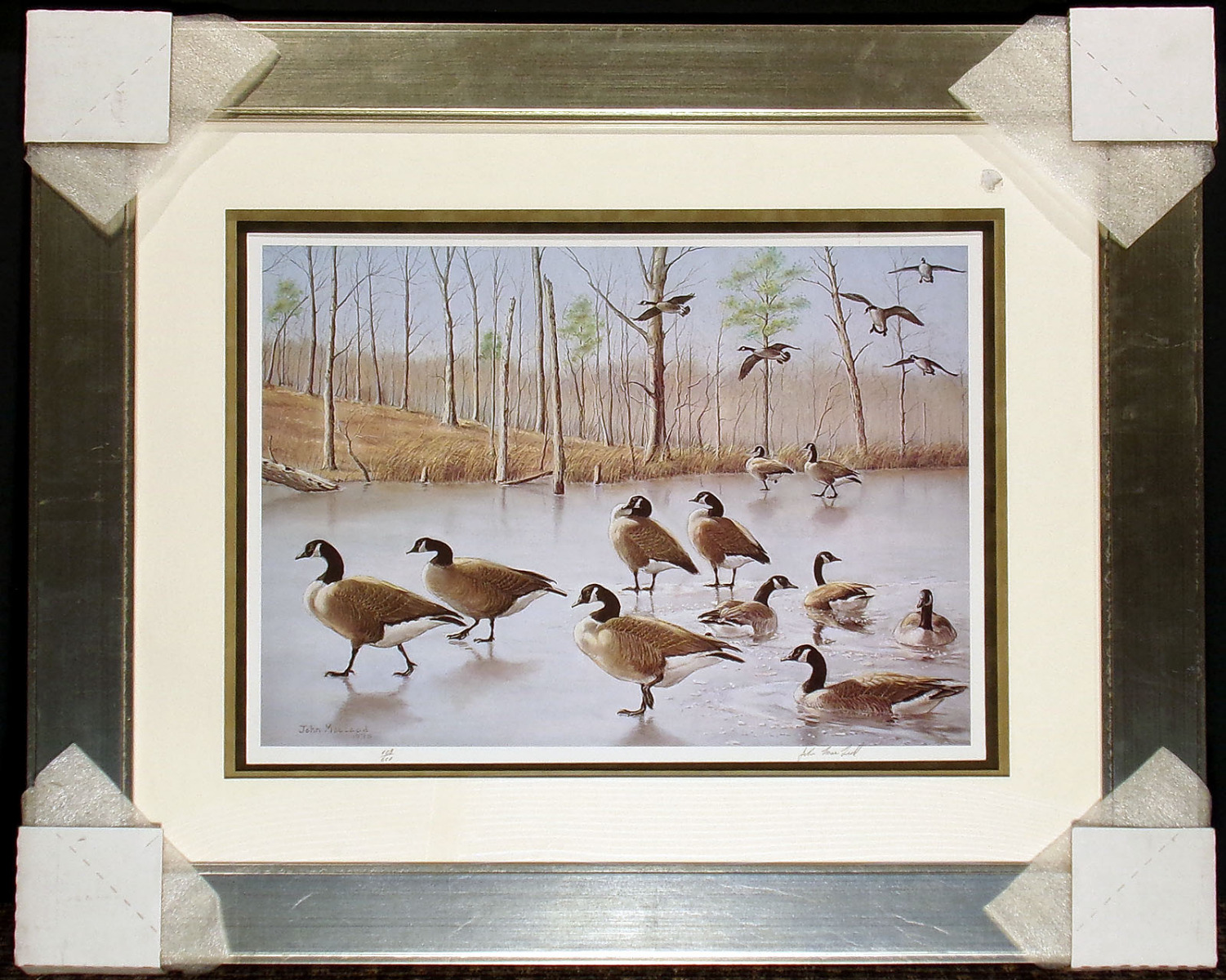 John MacLeod "Breaking The Ice" Hand Signed Art Print Custom Frame ...