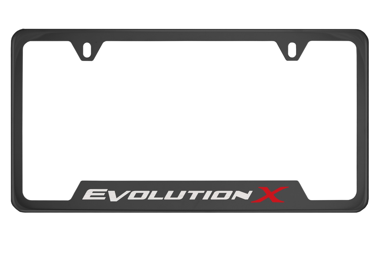 Black Chrome License Plate Frame for Evolution X, Evo X | eBay