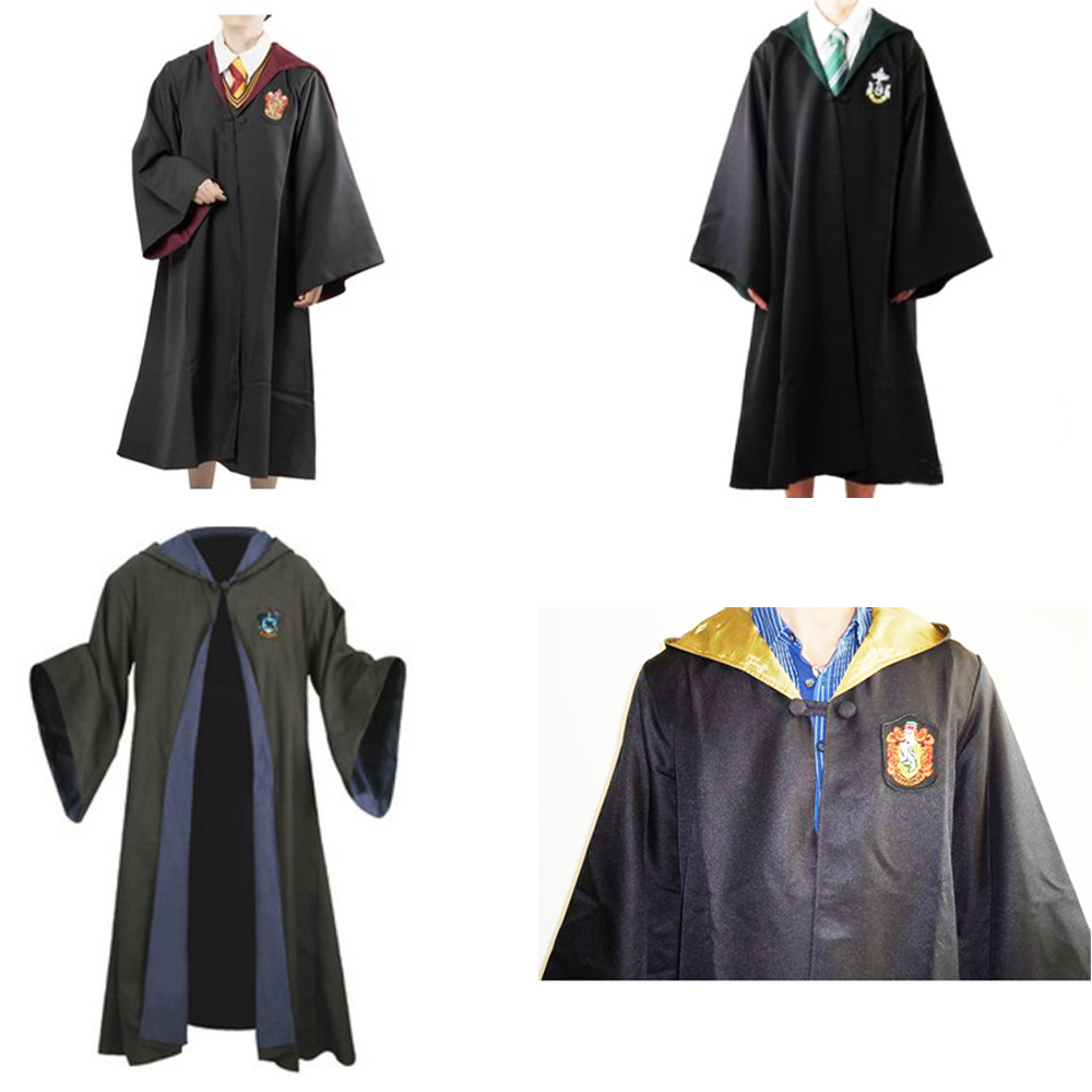 Harry Potter Gryffindor/Hufflepuff/Slytherin/Ravenclaw School Costume ...