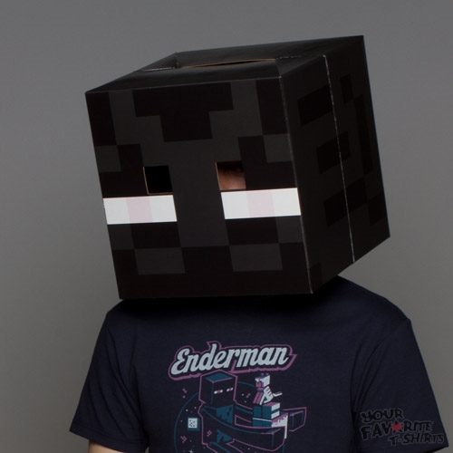 Minecraft 12" Enderman Head Mask Costume Gamer Licensed