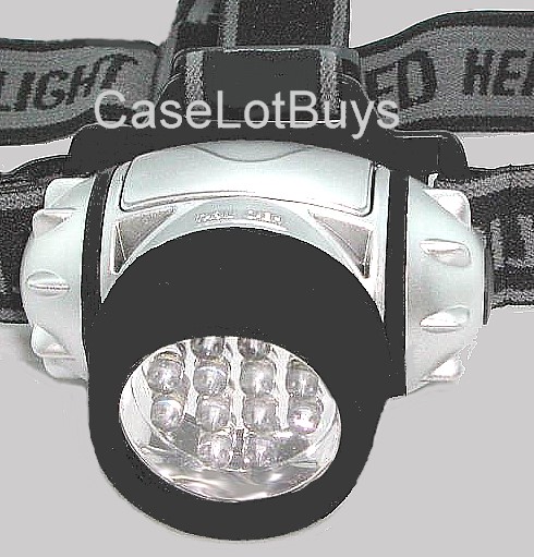 (1) HEAD BAND LIGHT - 14 LED HEADBAND LIGHT Flashlight | eBay