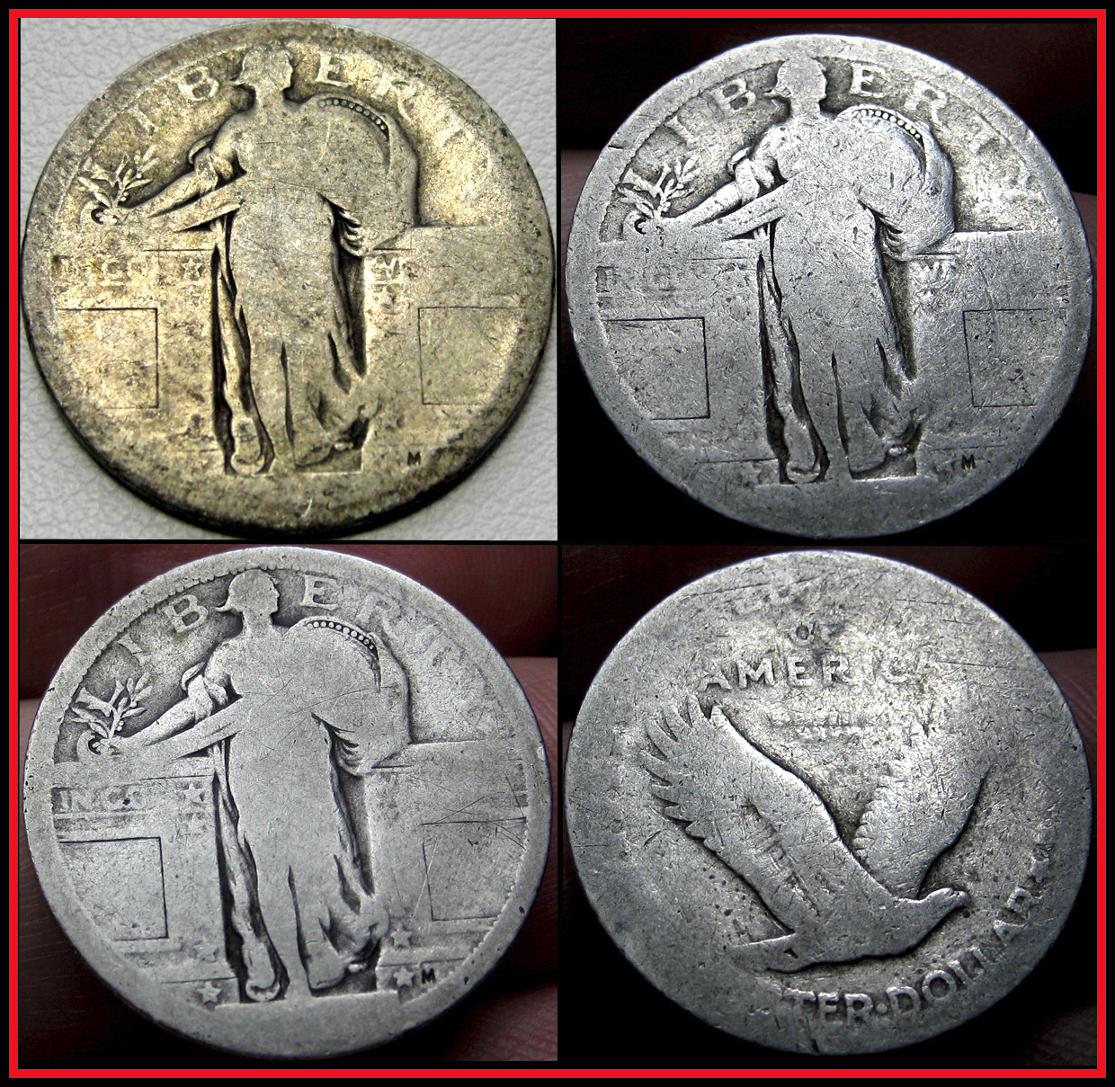 1916-1917 Quarters. Type One And Type Two What Is That All About ...