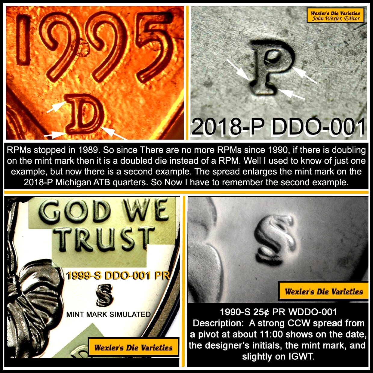 Repunched Mint Mark / RPM S Versus OMM. Are They Different? - Coin ...