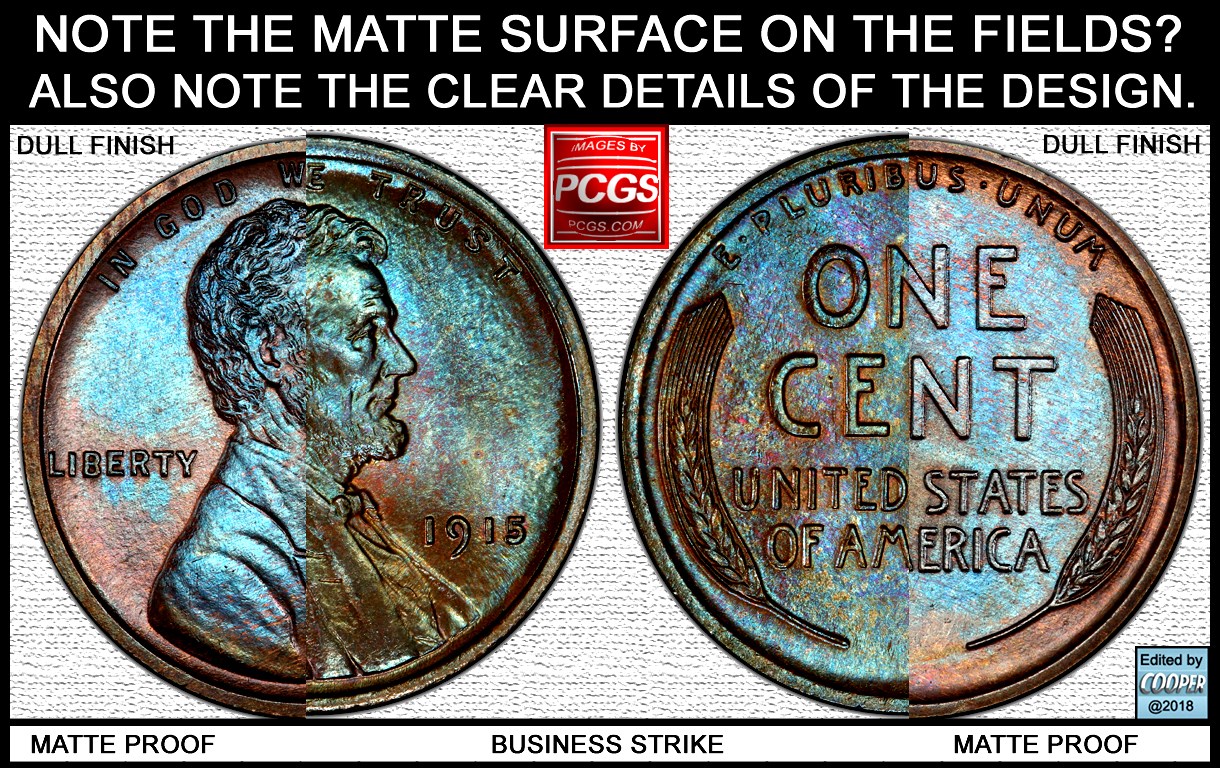 How To Tell Business Strike Cents From Matte Proof Cents? - Coin ...