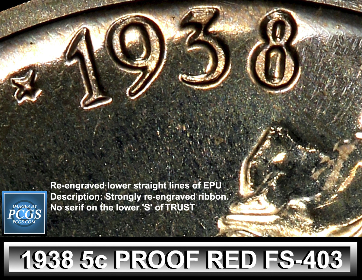 1938 Proof Nickels : Re-Engraved-Dies (Red) - Coin Community Forum
