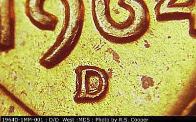 Is 1964 D Cent A Repunched Mint Mark / RPM -007 Or Repunched Mint Mark ...