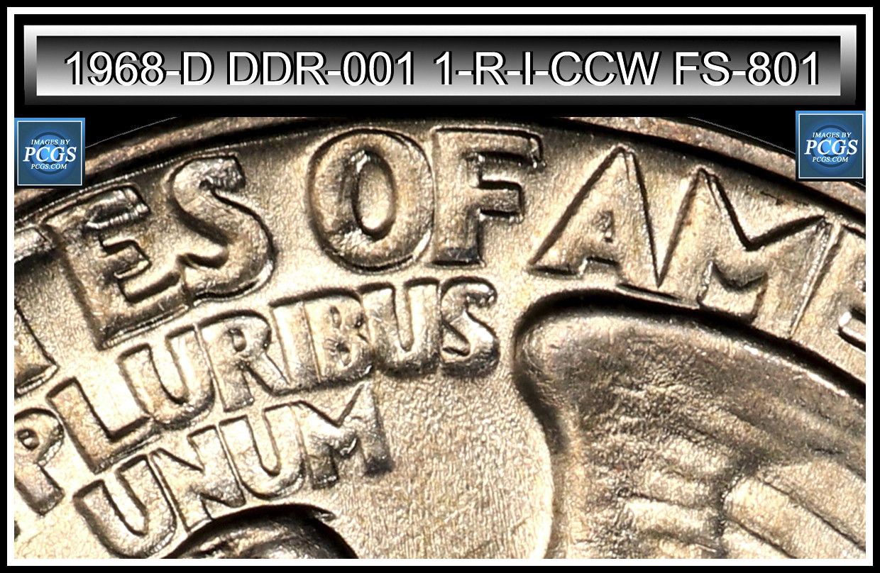 New To This Is This 1968 D Doubled Die Reverse / DDR Quater? - Coin ...