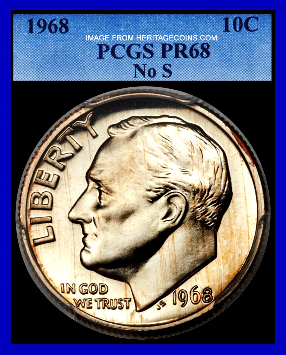 1968 Proof Dime Double Die? Help Determining Doubled Die Obverse / DDO ...