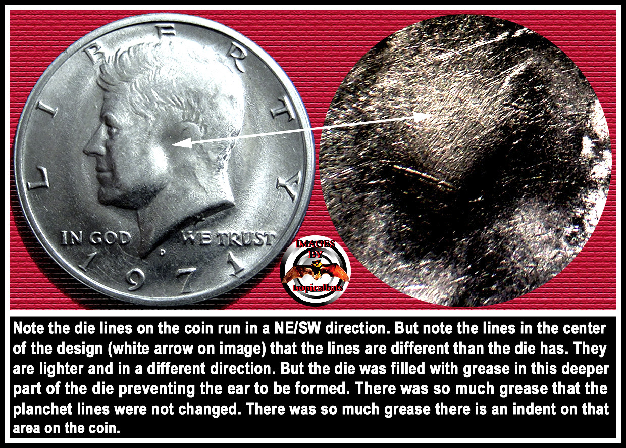 1971-D Kennedy Half Dollar Missing Ear - Coin Community Forum