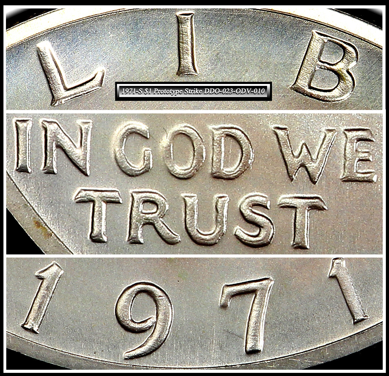 Bicentennial Eisenhower Misshapen Letters In The Motto, Is This Common ...