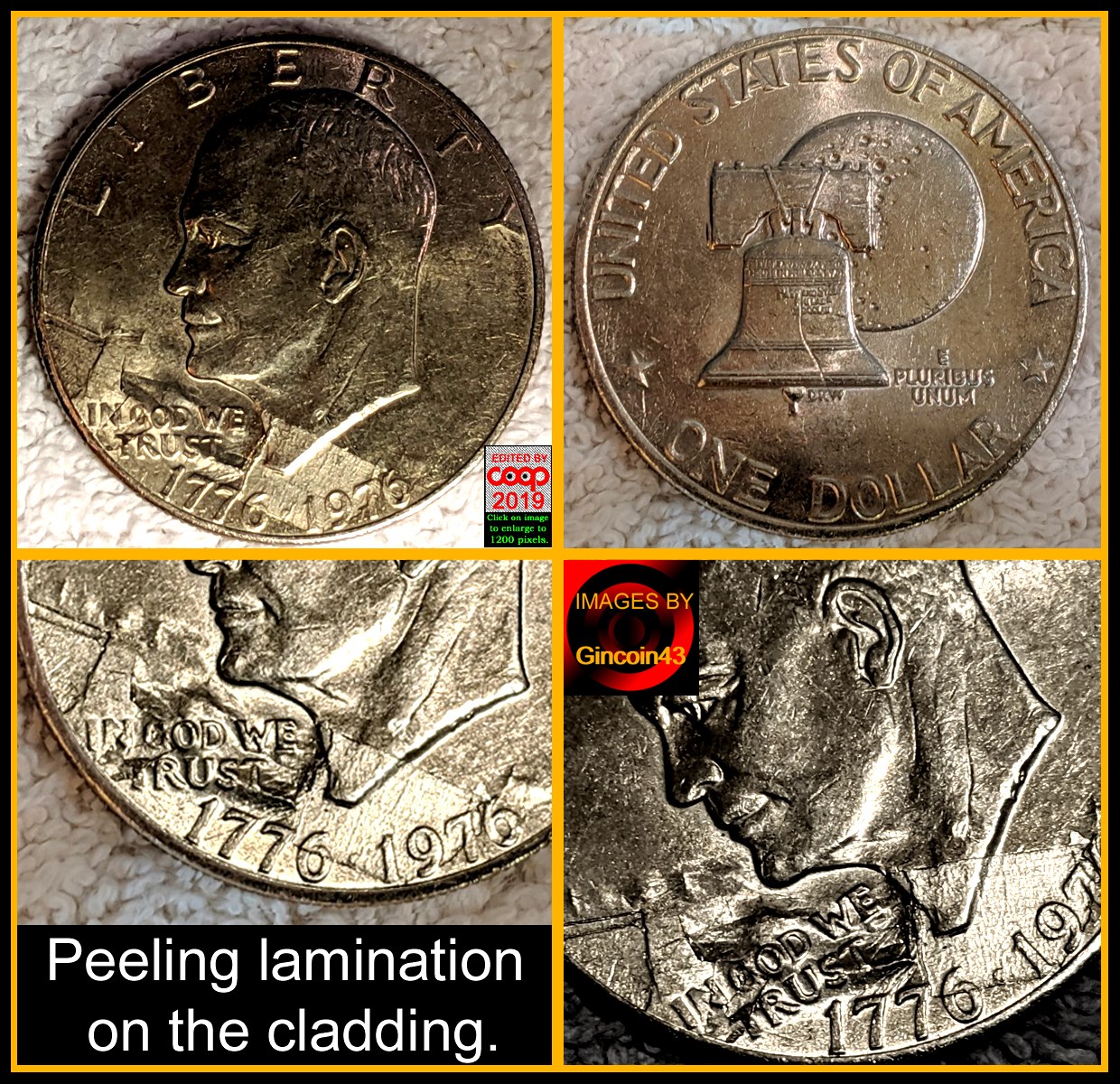 Bicentennial Ike Cladding Flaw? - Coin Community Forum