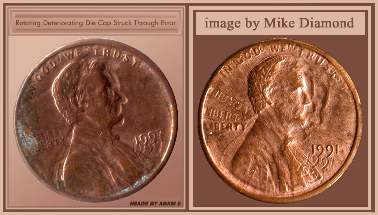 1996 Lincoln Memorial Cent / LMC Struck Through Late Stage Die Cap ...
