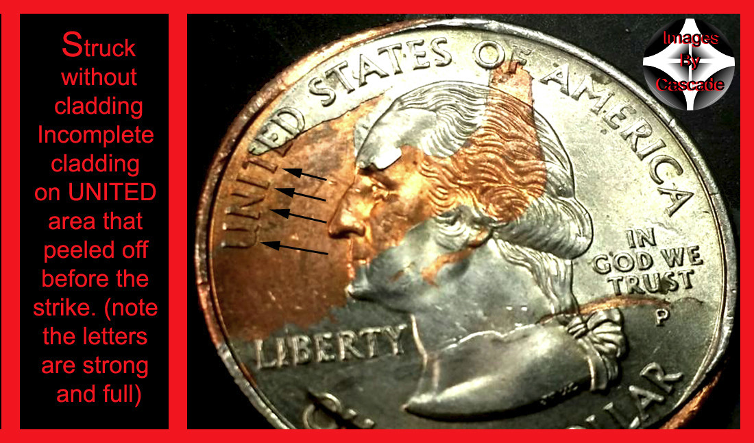Wickedly Neat Missing Partial Clad Layer Sq - Coin Community Forum