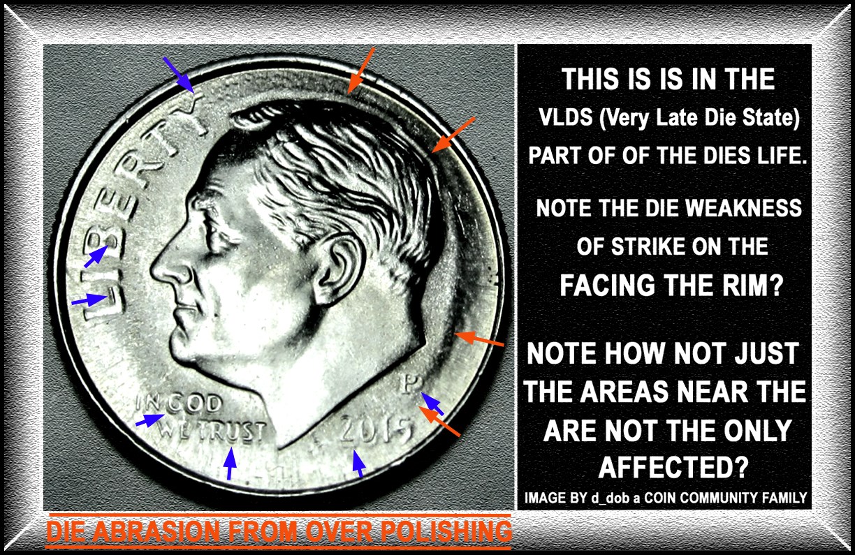 2015 P Roosevelt Dime Doubled Die Obverse / DDO ? - Coin Community Forum