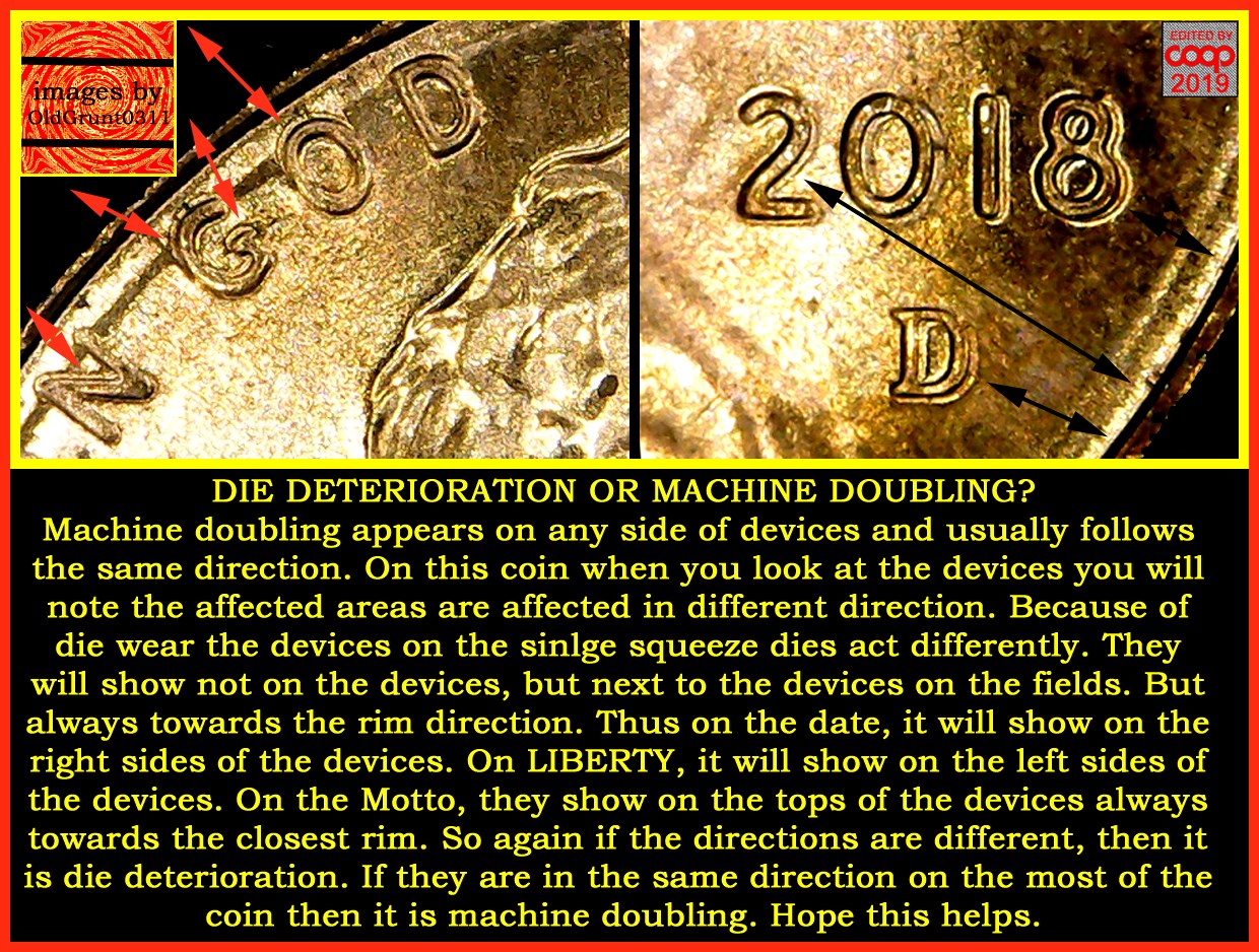My First Potential Doubled Die Obverse / DDO ? 1992-D Lincoln Cent ...