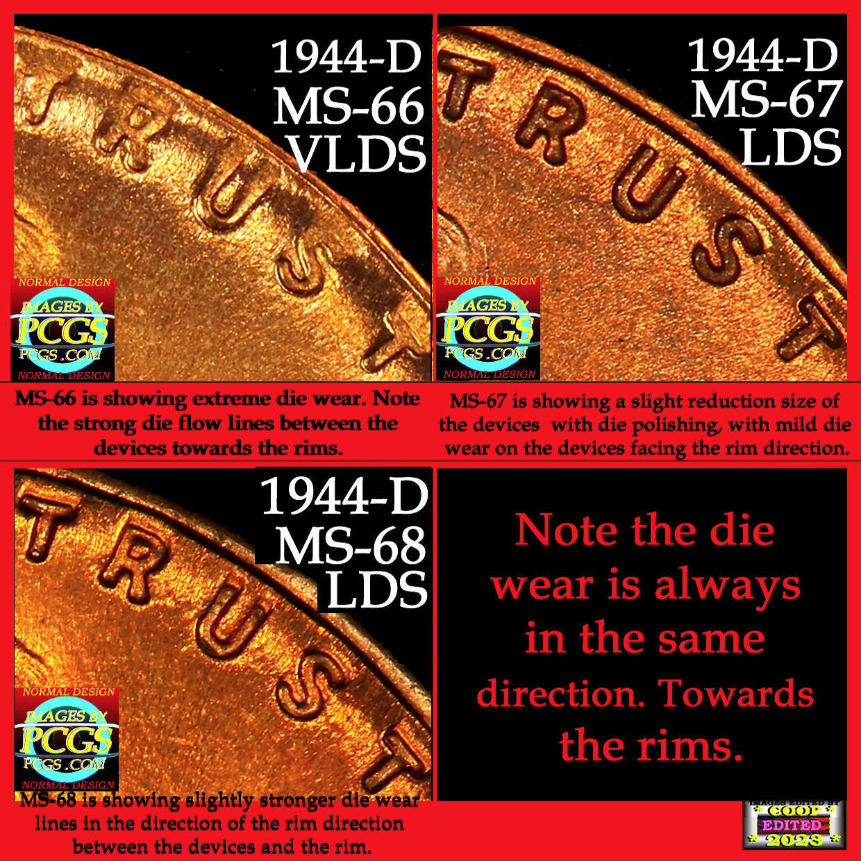 1944 Not Mint Penny, L On Rim - Coin Community Forum