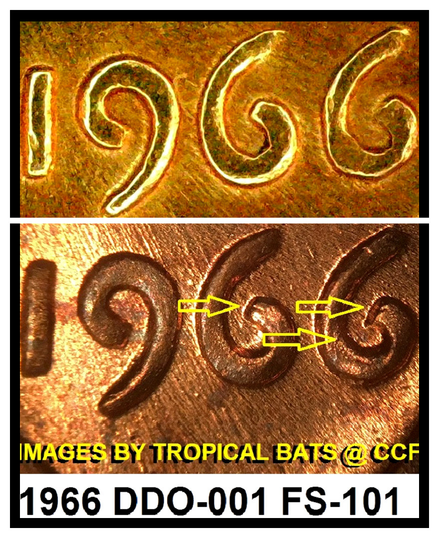 1966 P Lincoln Cent Possible Doubled Die Obverse / DDO - Coin Community ...