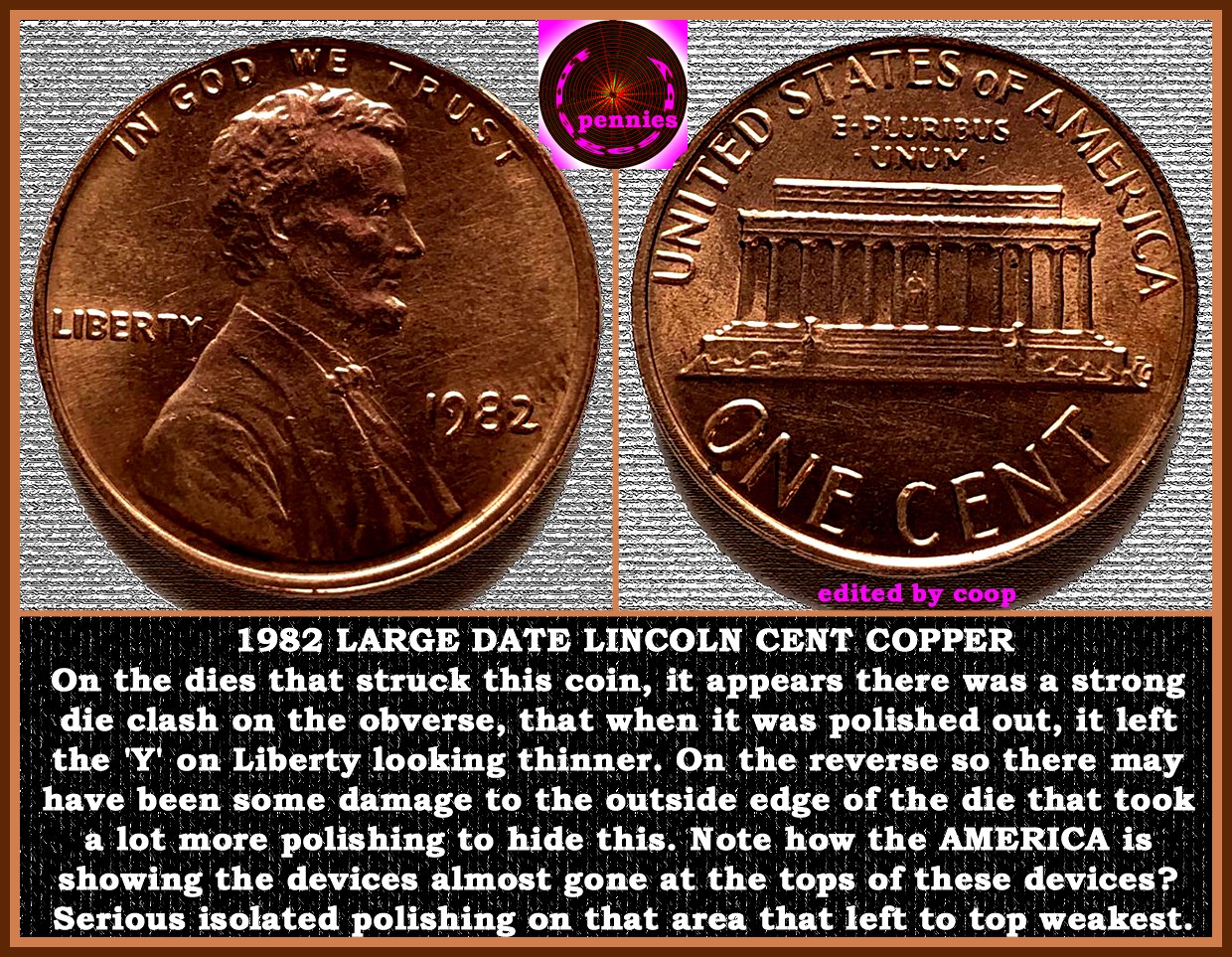 1982 One Cent Fading Letters - Coin Community Forum