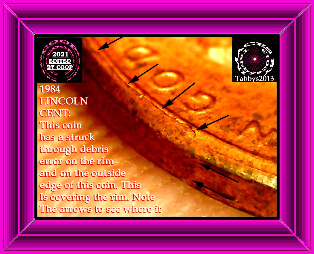 1984 Lincoln Cent, Rim Cud, Rim Fin?, Need Help, - Coin Community Forum
