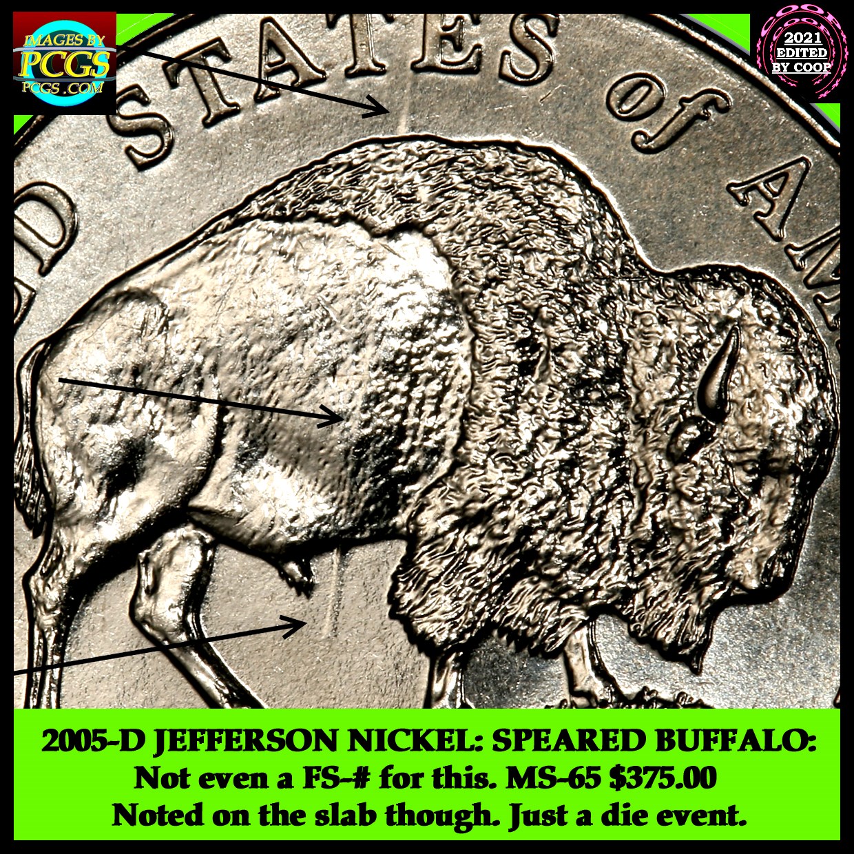 Is This 2005 An Error Speared Buffalo Nickel? - Coin Community Forum