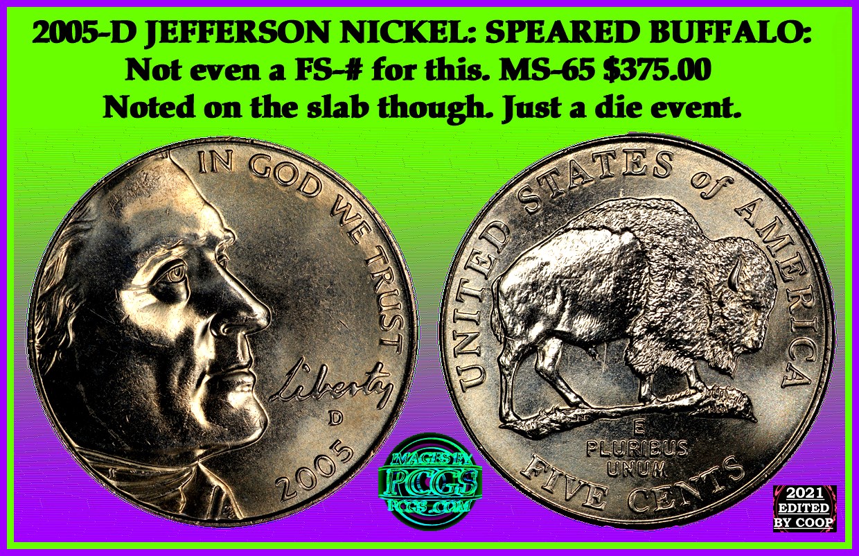 Is This 2005 An Error Speared Buffalo Nickel? - Coin Community Forum