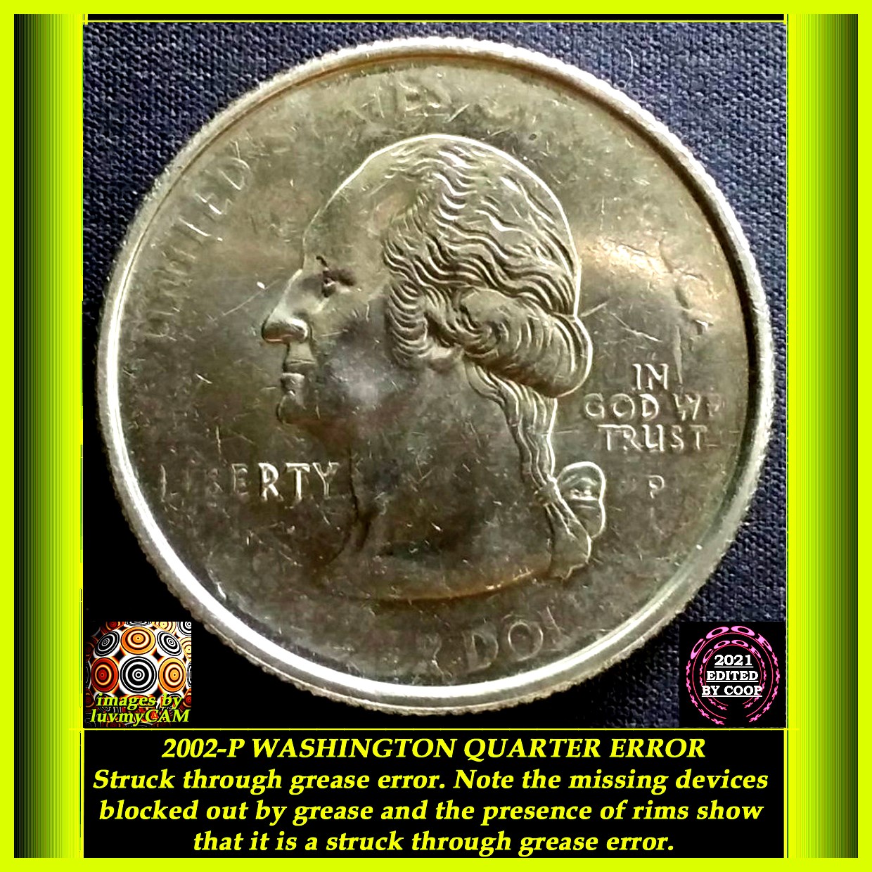 2002 P Louisiana State Quarter Die Adjustment Failure? - Coin Community ...