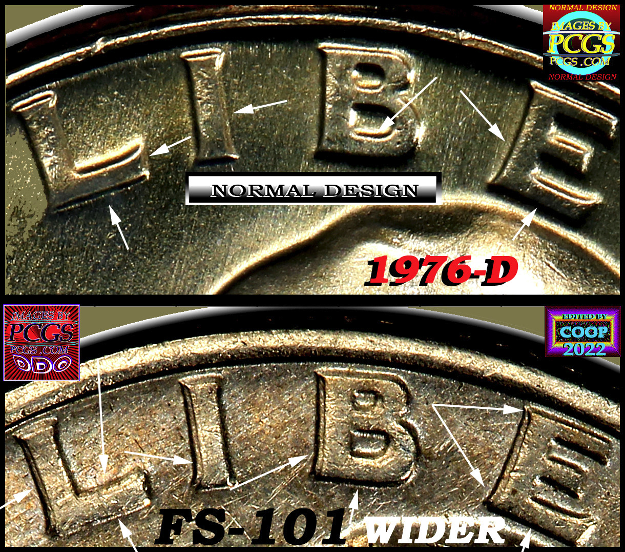 1976-D Bicentennial Quarter Doubled Die Obverse / DDO FS-101? - Coin Community Forum