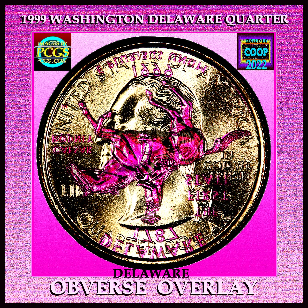 1999 P Delaware Quarter Spitting Horse Error - Coin Community Forum