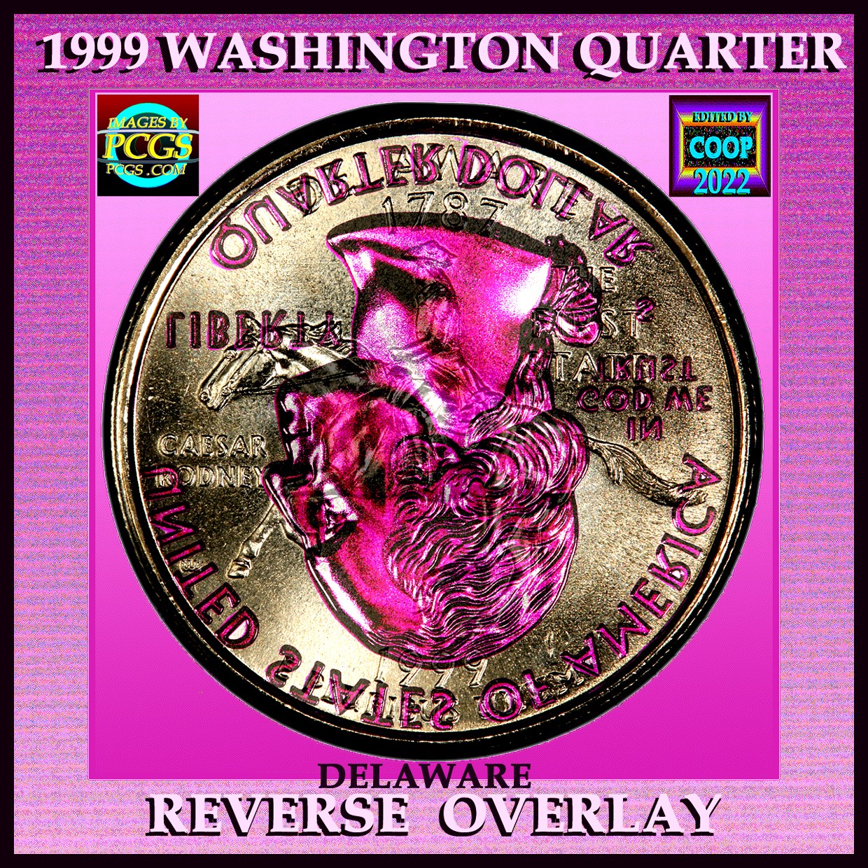1999 P Delaware Quarter Spitting Horse Error - Coin Community Forum