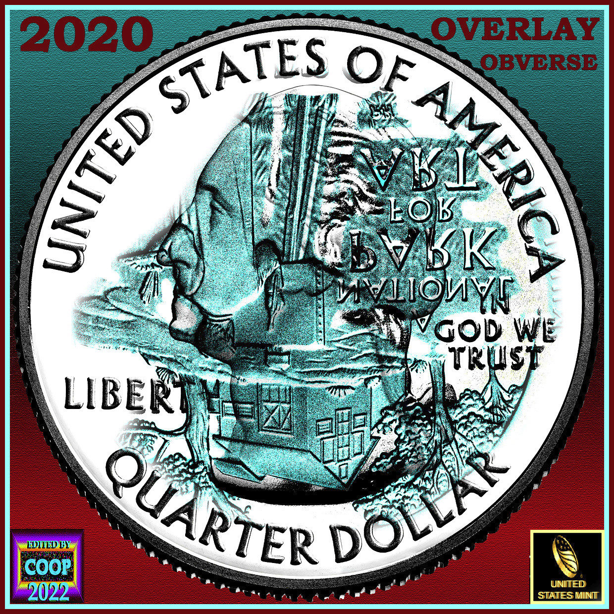 2020 P 25c Weir Farm Struck Through? - Coin Community Forum