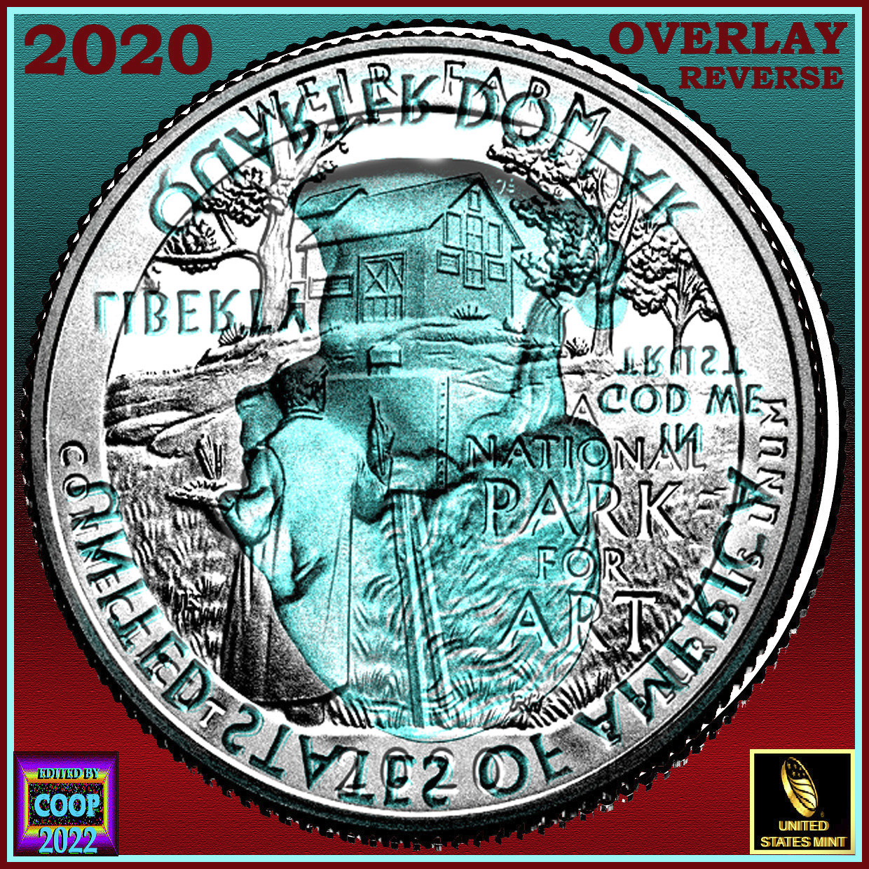 2020 P 25c Weir Farm Struck Through? - Coin Community Forum