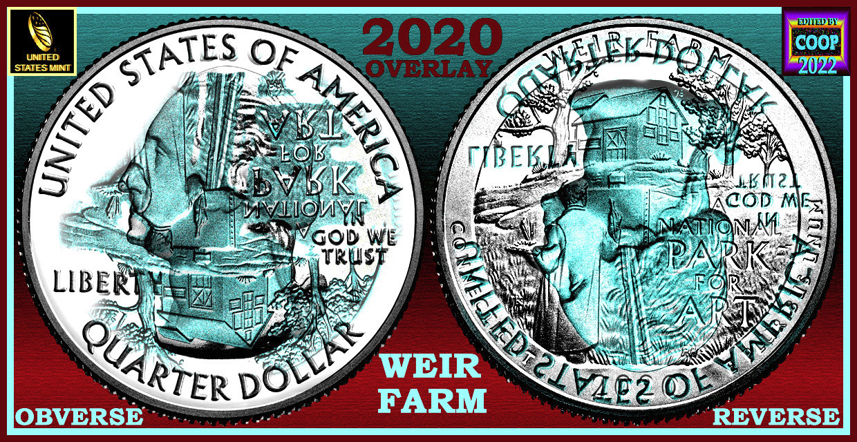 2020 P 25c Weir Farm Struck Through? - Coin Community Forum