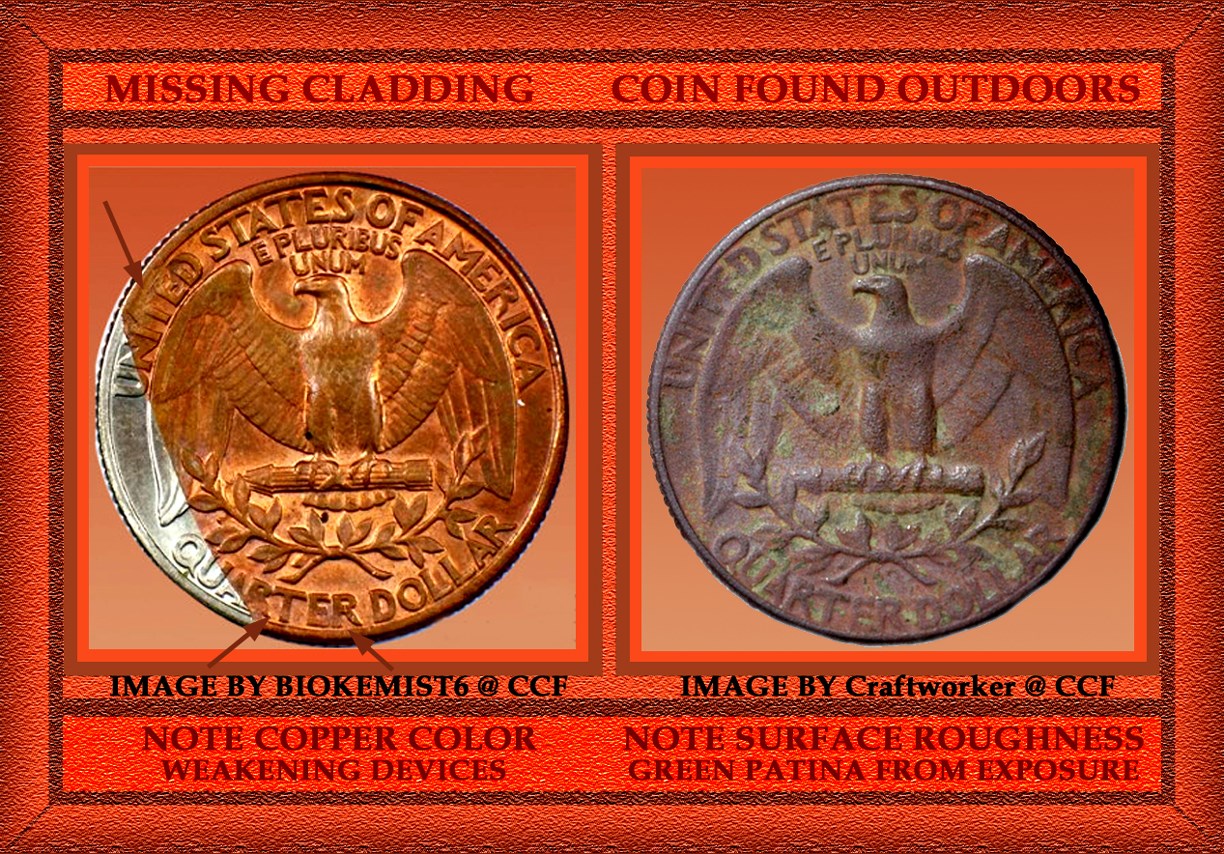 1965 Quarter Missing Clad Layer? - Coin Community Forum