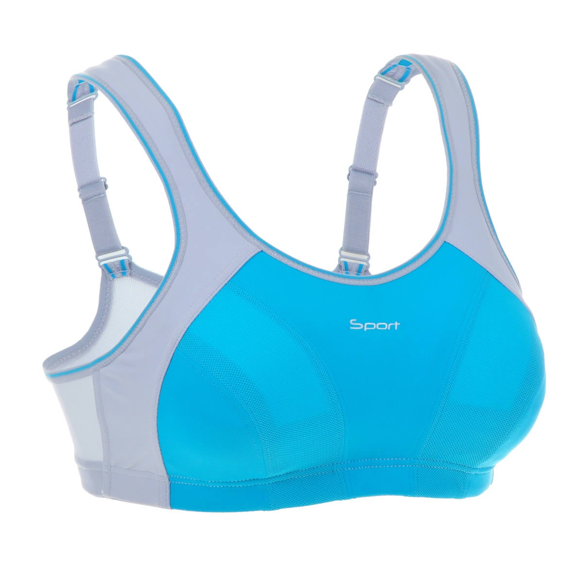 La Isla Women's High Impact Racerback Wireless Cool-Look Max Sports Bra ...