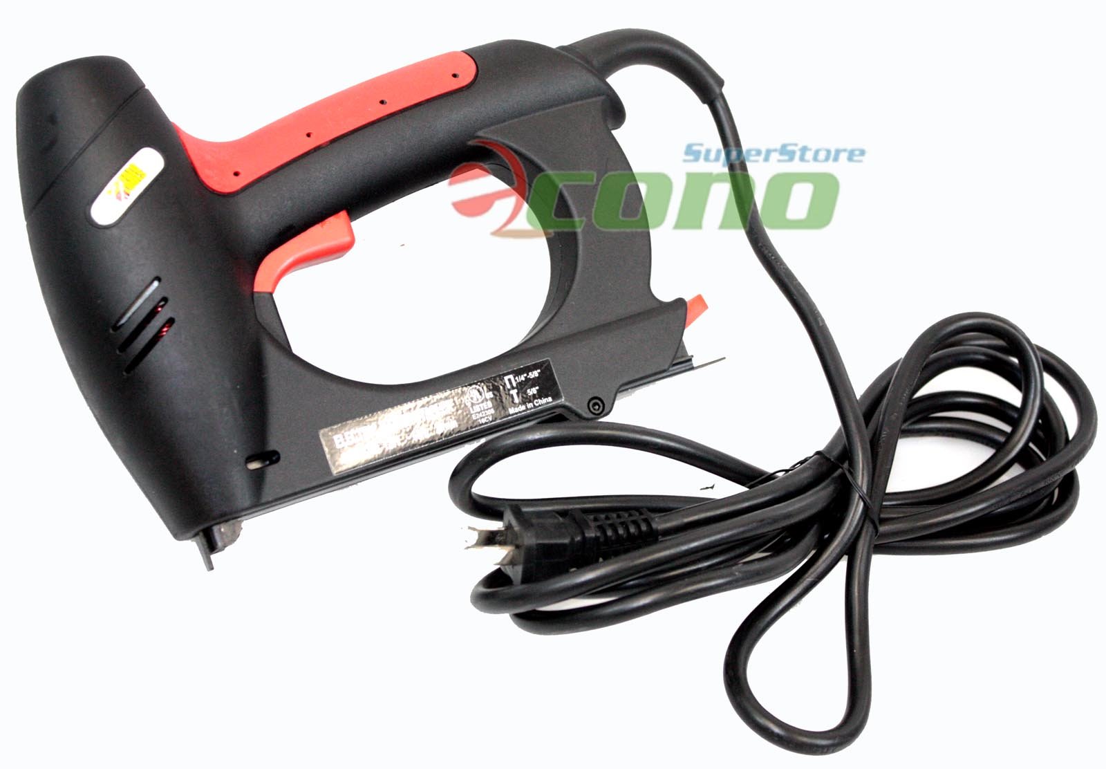 3-In-1 Heavy Duty Electric Staple Nail Pinless Nailer Stapler T50 QDT15 ...