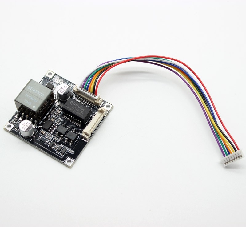 CCTV POE module Input 48V PCB board output DC12V with POE cable for ip ...