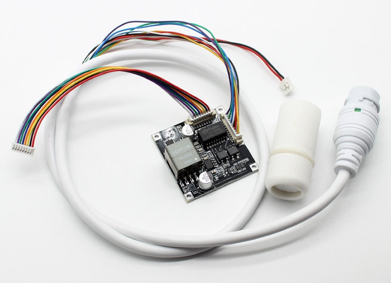 CCTV POE module Input 48V PCB board output DC12V with POE cable for ip ...