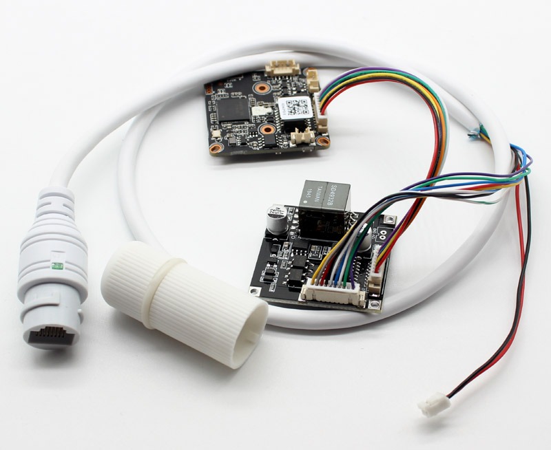 CCTV POE module Input 48V PCB board output DC12V with POE cable for ip ...