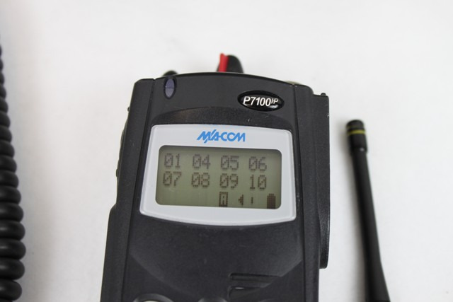 Harris M/A-Com P7100 IP 806-896 Mhz EDACS Trunking Ltd Keypad Provoice