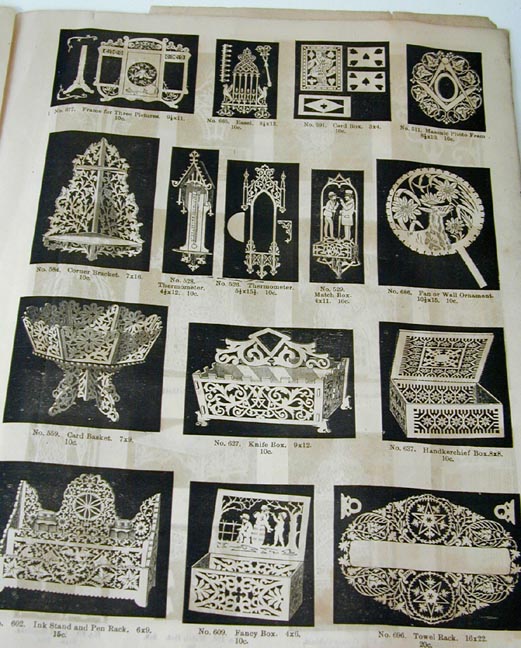 Victorian Catalog Scroll Saw Fretwork Patterns Wilkinson Company | eBay
