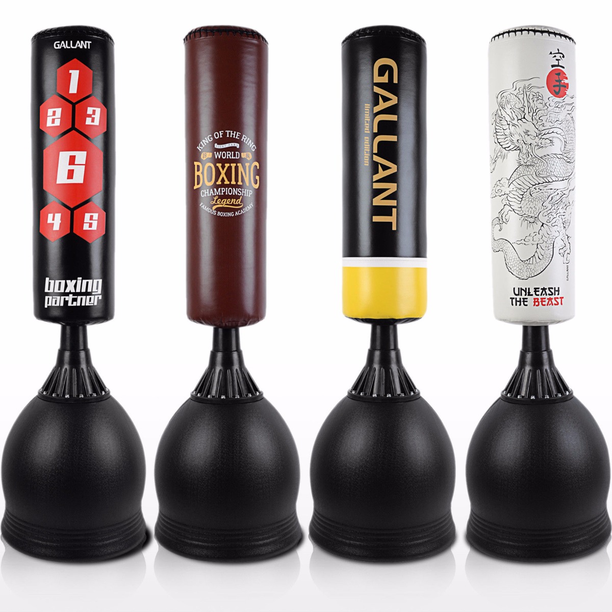 Gallant 5.5ft Free Standing Boxing Punch Bag Stand MMA Kick Martial Art ...