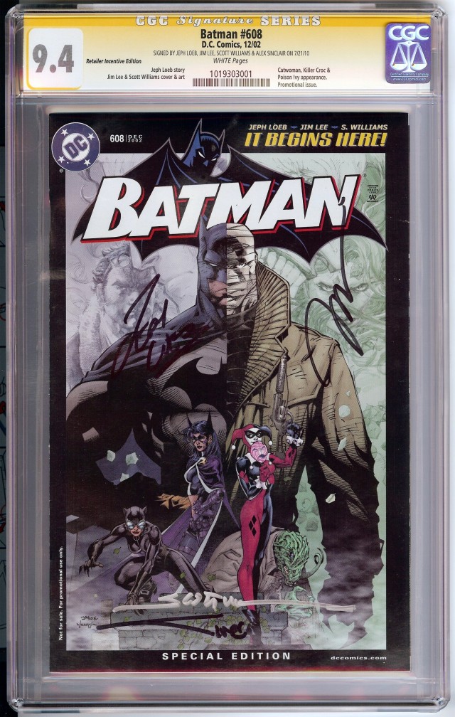 Zeck and Layton Sketches, Cap #25 WWLA and Batman #608 RRP All SS ...