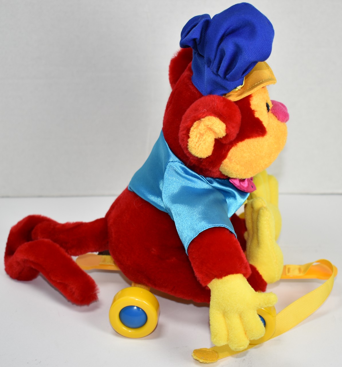 Vintage 2002 CHOO CHOO LAROO CONDUCTOR CODY MONKEY Pull Along TRAIN ...